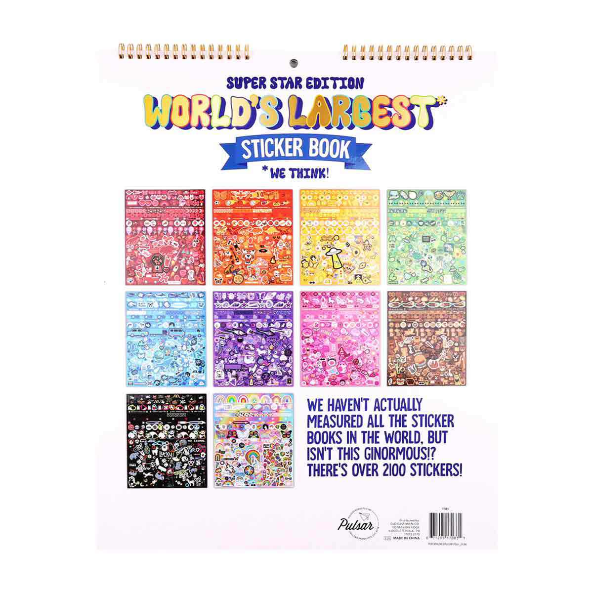 World's Largest Sticker Book, Super Star Edition