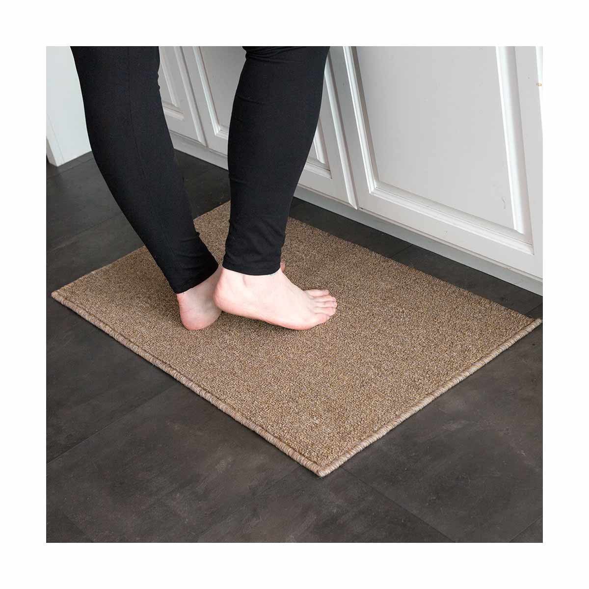 Dirt Stopper Kitchen Rug, Tan