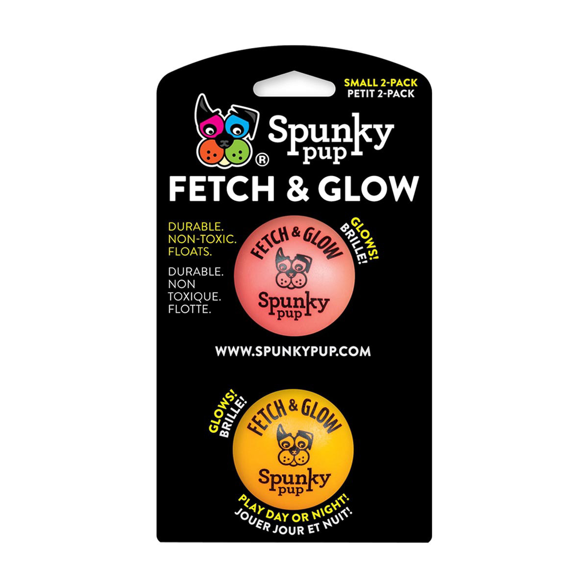 PS SM 2PK GLOW FETCH BALL