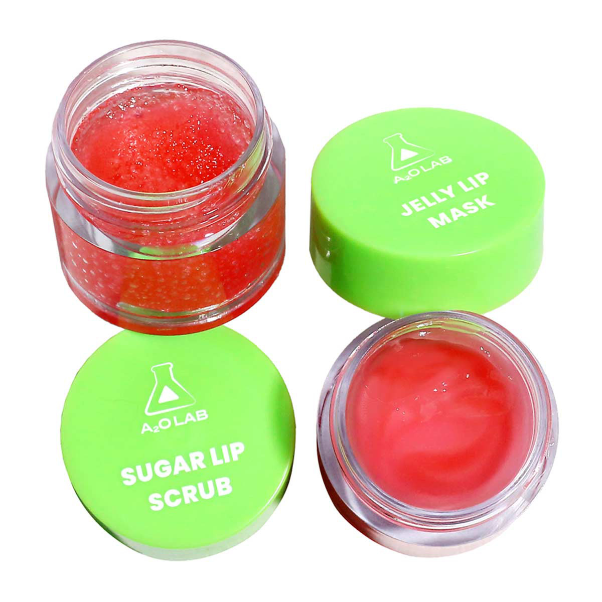 A2O Lab Sugar Lip Scrub and Jelly Lip Mask, Watermelon