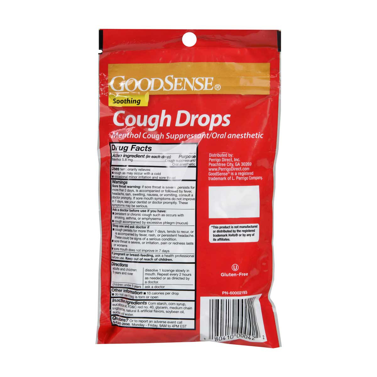 GoodSense Soothing Cough Drops, Cherry, 30 ct
