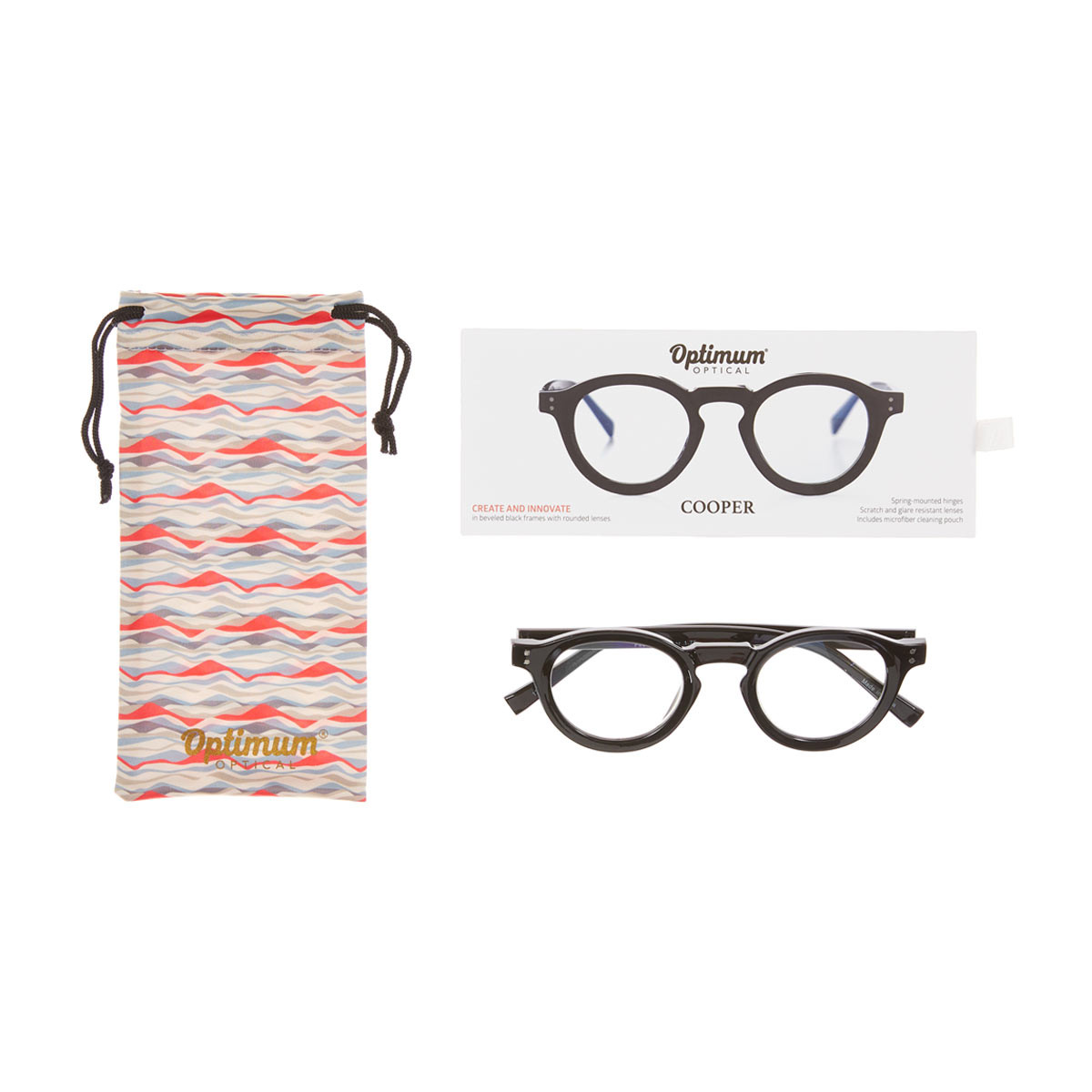 Optimum Optical Cooper Reading Glasses, 2.50 Power