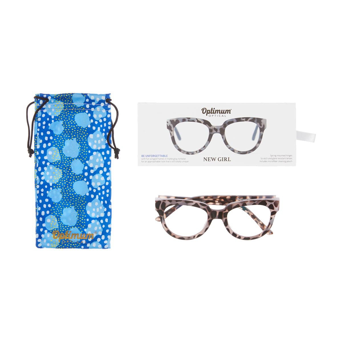 Optimum Optical New Girl Reading Glasses, 2.00 Power
