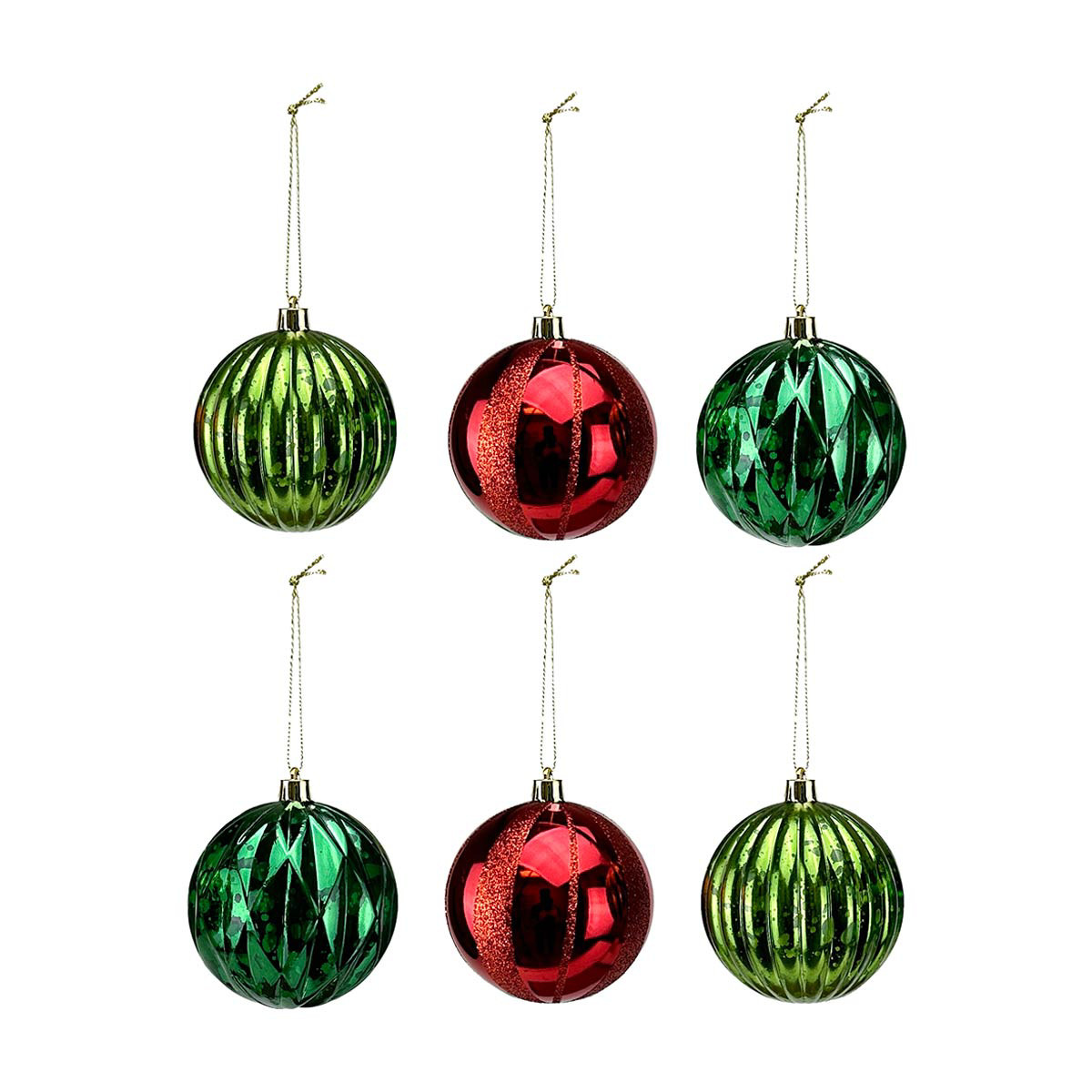 Christmas Decorative Round Ornaments, 9 ct