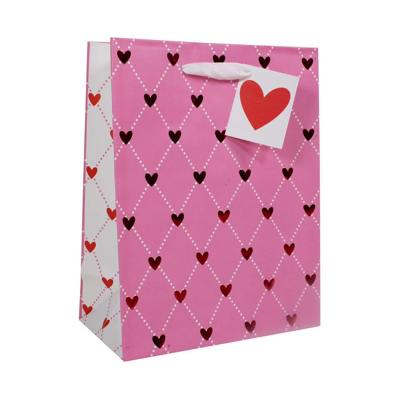 Love-Heart Themed Gift Bag, Medium