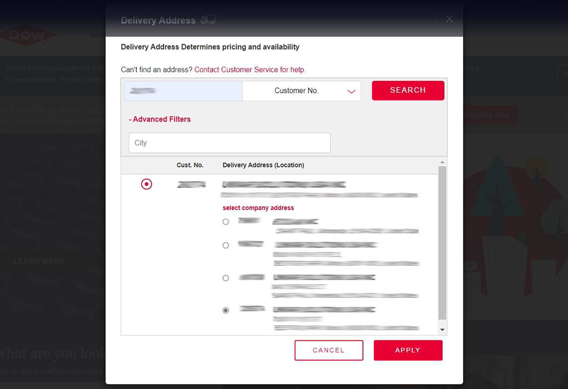 Dow.com Order Management & Placement | Dow Inc.