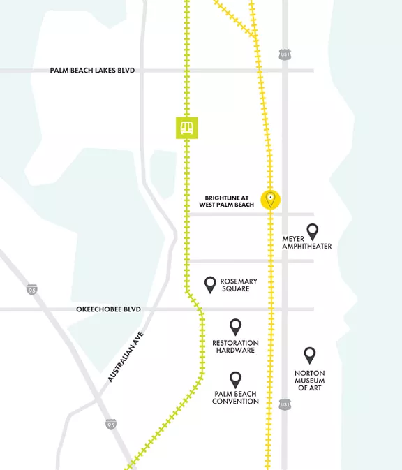Florida Line Map