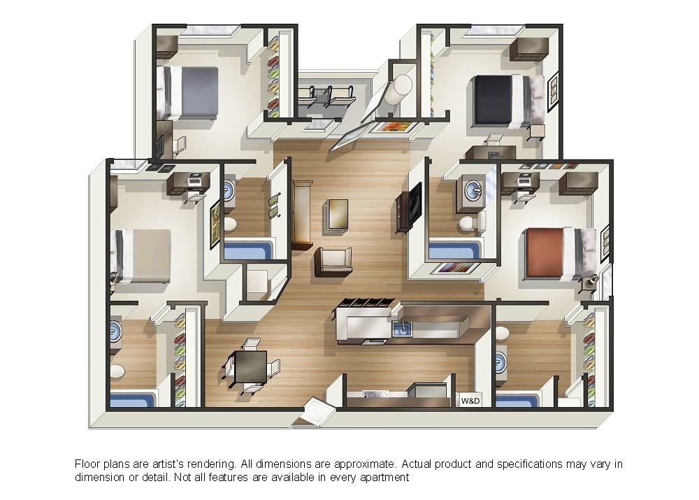 Quad House Plans