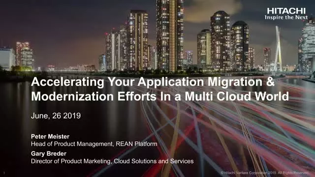 Accelerate your Application Migration & Modernization in a Multi-Cloud ...