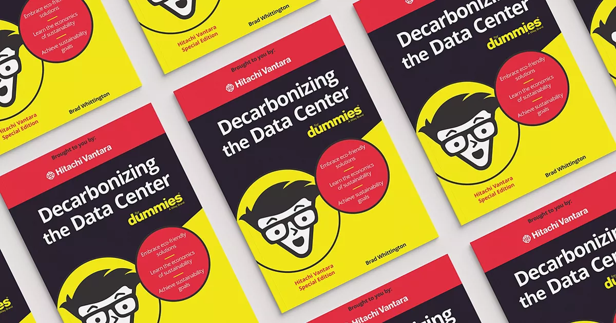 Decarbonizing the Data Center For Dummies | Hitachi Vantara