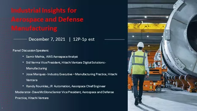 Industrial Insights for Aerospace and Defense Manufacturing | Hitachi ...