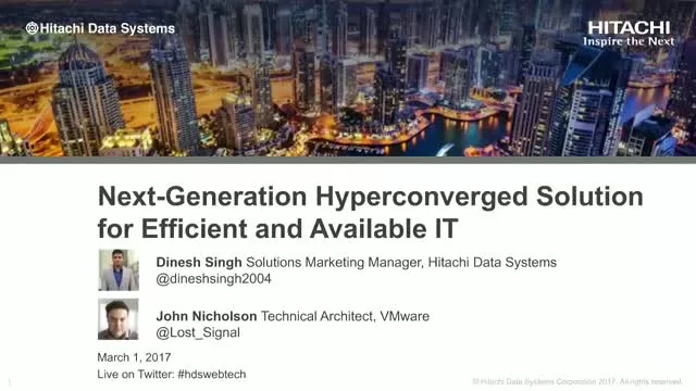 Next-Generation Hyperconverged Solution for Efficient and Available IT ...
