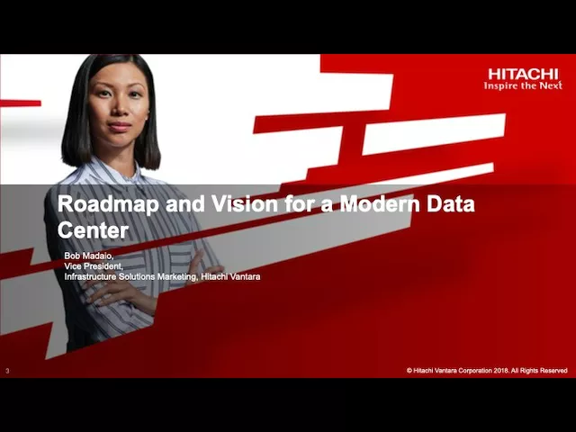 Roadmap and Vision for a Modern Data Center | Hitachi Vantara