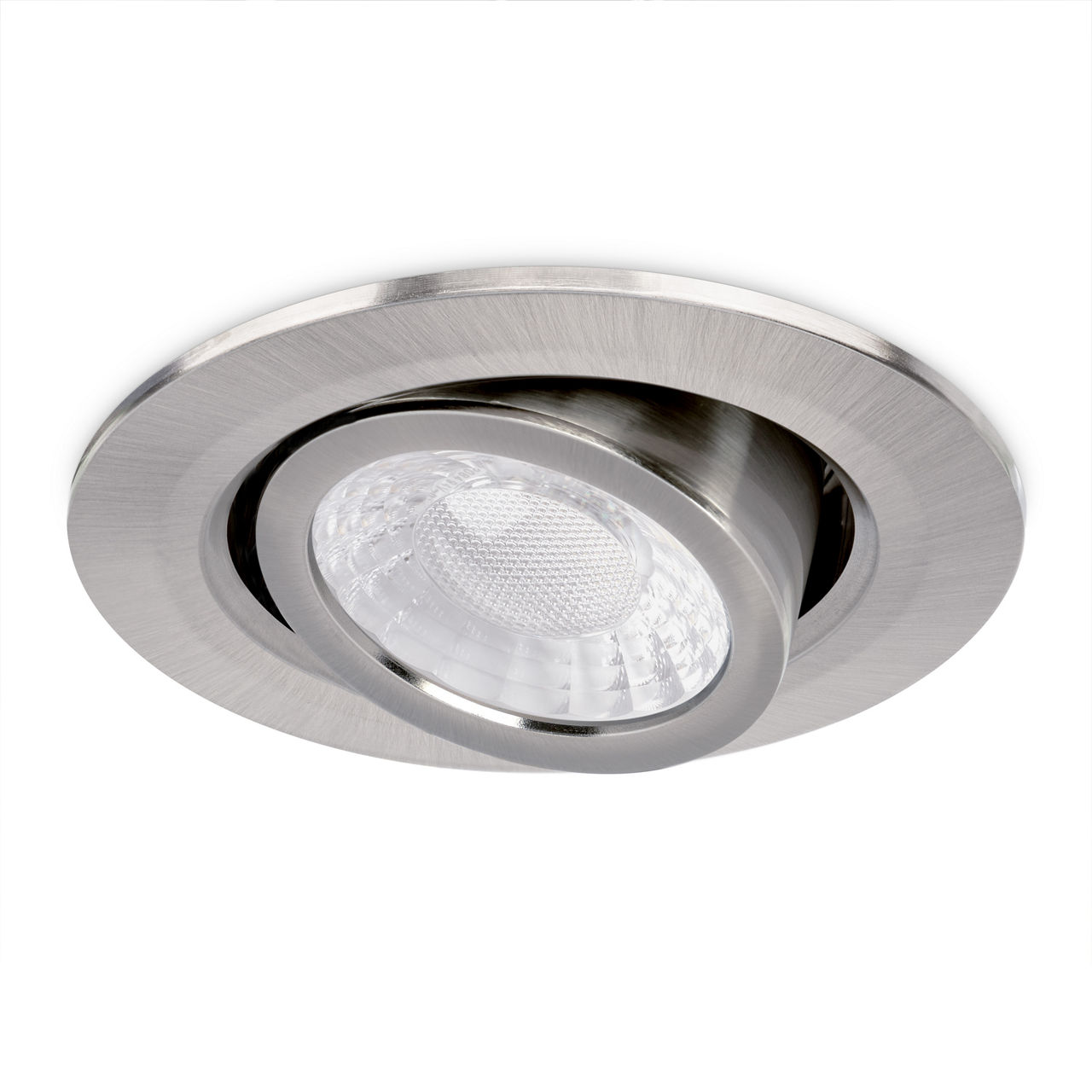 Fire-rated Downlights | X50 Tilt Brushed Nickel | JCC | Products