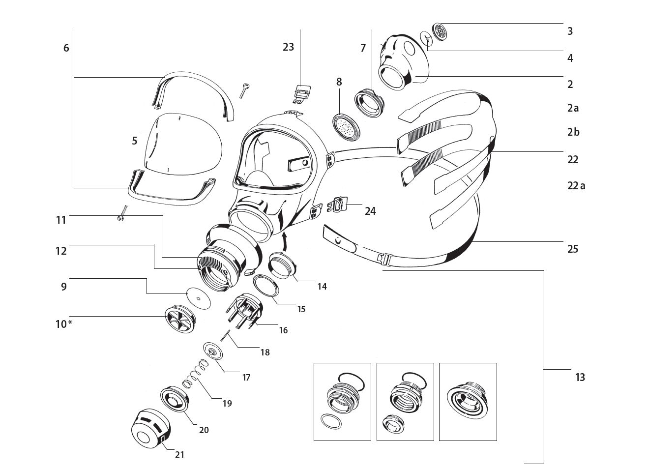 3S Positive Pressure Full-Face Masks in Supplied Air Respirators (SCBA ...