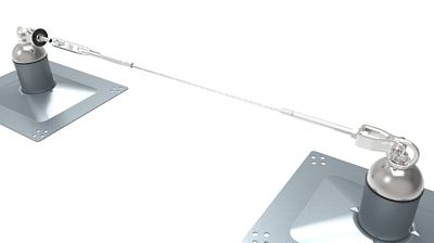 Constant Force® Post Horizontal Lifeline Systems | MSA Safety | United ...