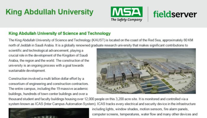 FieldServer: Life Safety | MSA Safety | United States