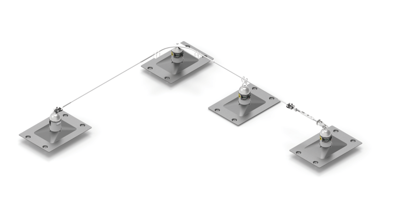 Constant Force® Post Horizontal Lifeline Systems | MSA Safety | United ...