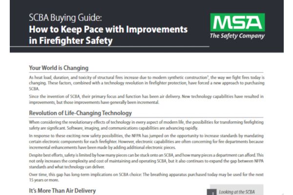 Safety Resource Library: SCBA | MSA Safety | United States