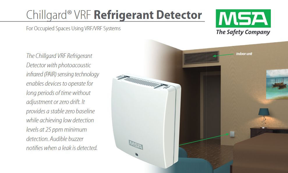 Chillgard VRF - Refrigerant Detection for Occupied Spaces | MSA Safety ...