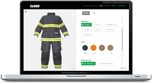 Globe Turnout Gear Configurator | MSA Safety | United States