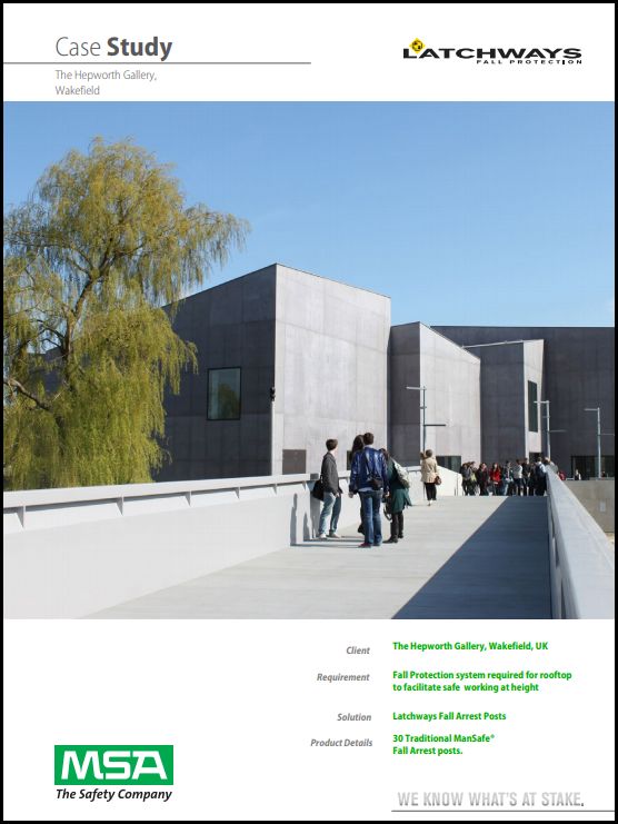 Horizontal Systems for Roofing - Constant Force Post | MSA Safety ...