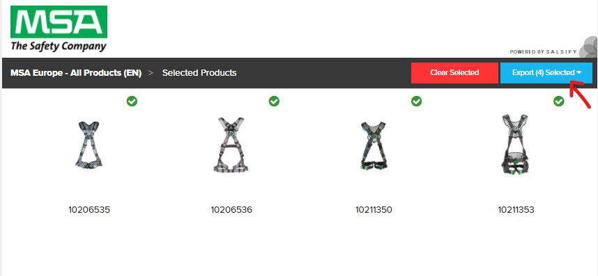 Digital Content Catalogs | MSA Safety | France