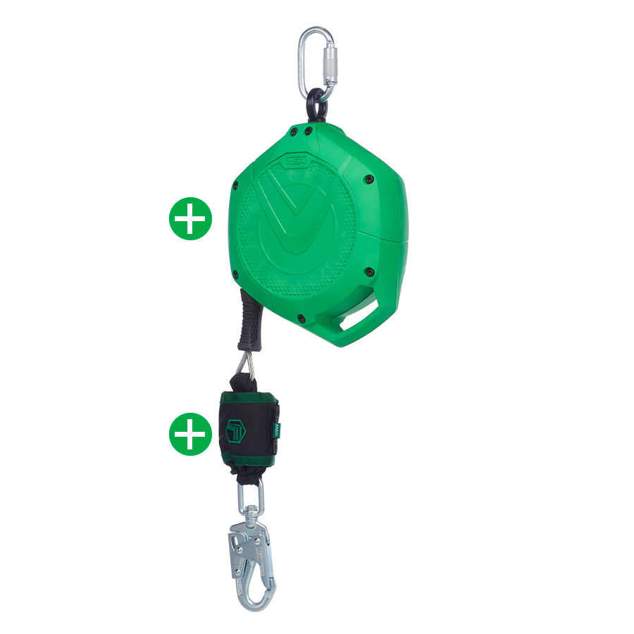 V-SHOCK EDGE Leading Edge Self Retracting Lanyard in Fall Protection ...