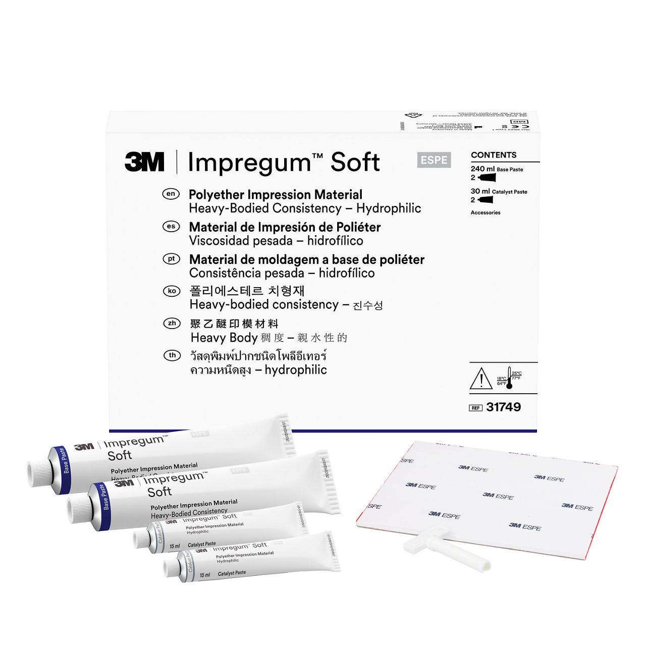 3M™ Impregum™ Soft Polyether Impression Material, 31749, Heavy Body,Refill
