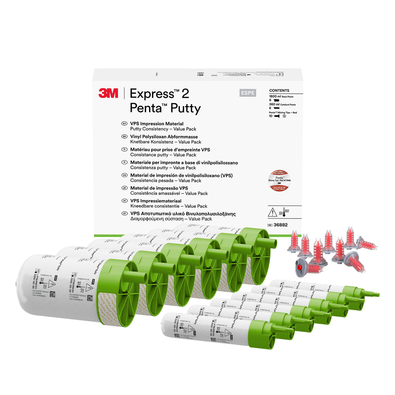 3M™ Express™ 2 Penta™ Putty Vinyl-Polysiloxan-Abformmaterial, Value ...