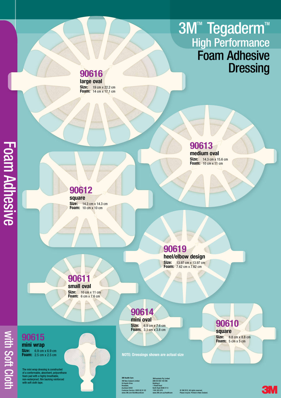 3M™ Tegaderm™ High Performance Foam Adhesive Dressing