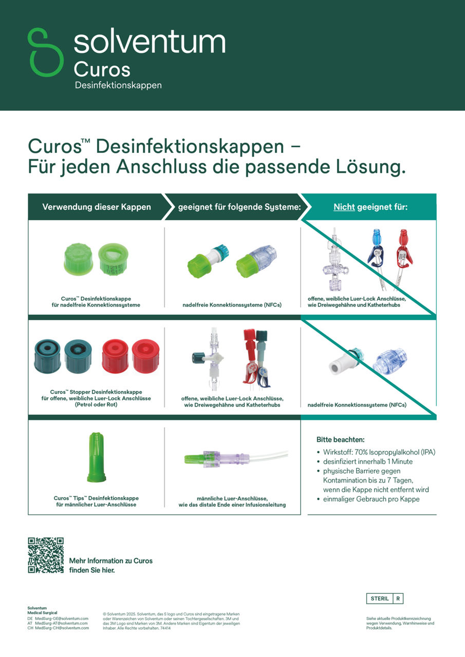 Curos Desinfektionskappen | Solventum