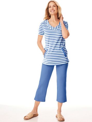 Striped Capris Set - Blair