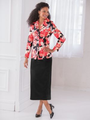 Zebra-print Two-piece Suit | Trigen