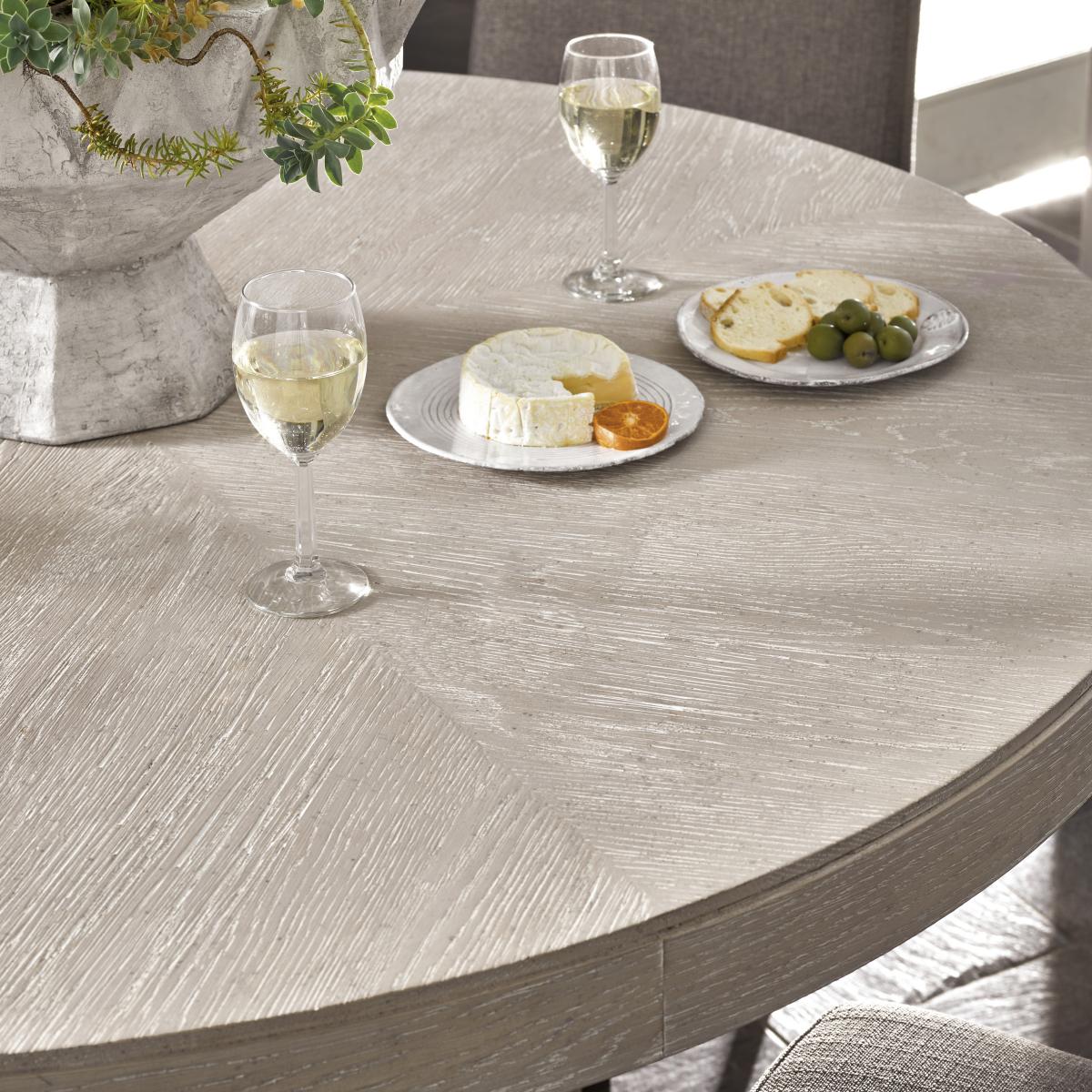 Modern Quartz 5 Piece Round Dining Set