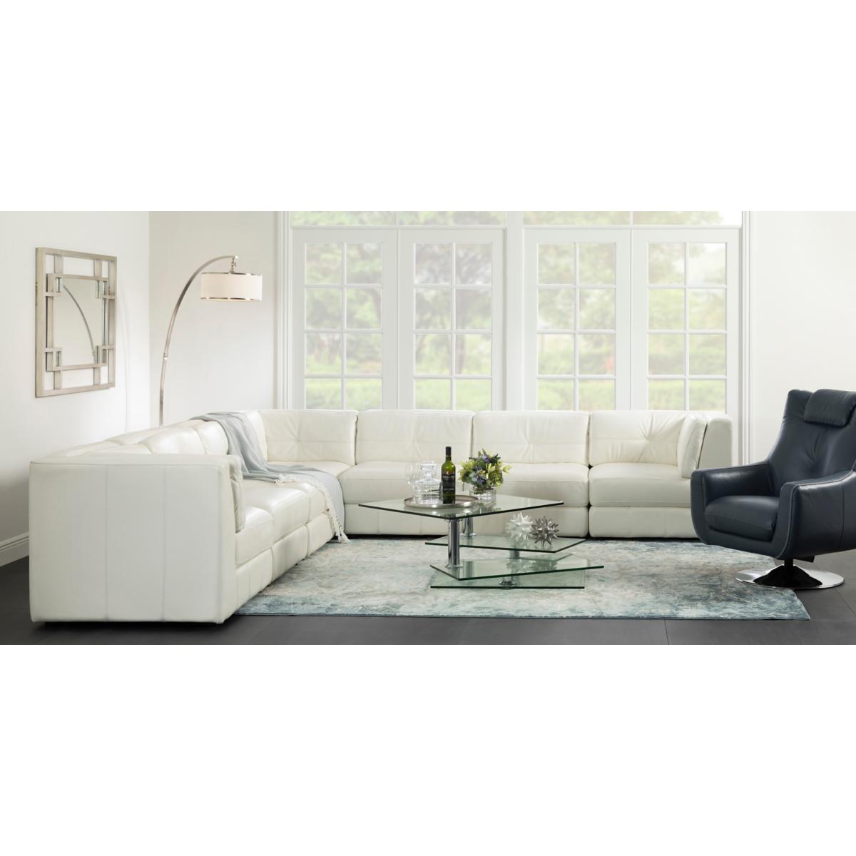 Penthouse Leather 6 Piece Modular Sectional