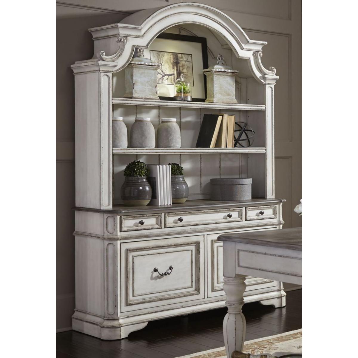 Liberty Furniture Magnolia Manor Credenza Hutch White