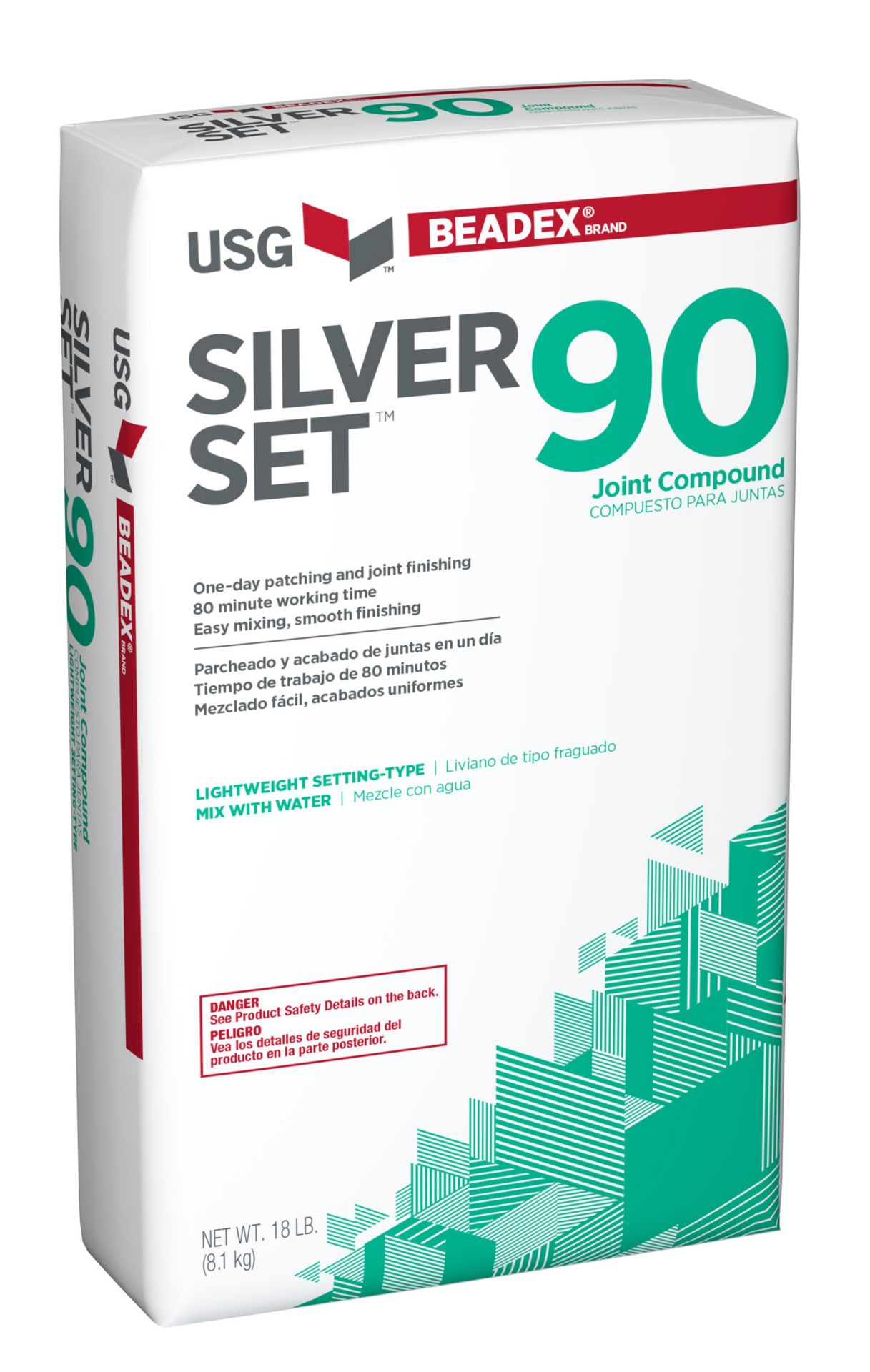 Beadex® Brand Silver Set™ 90 Joint Compound | USG