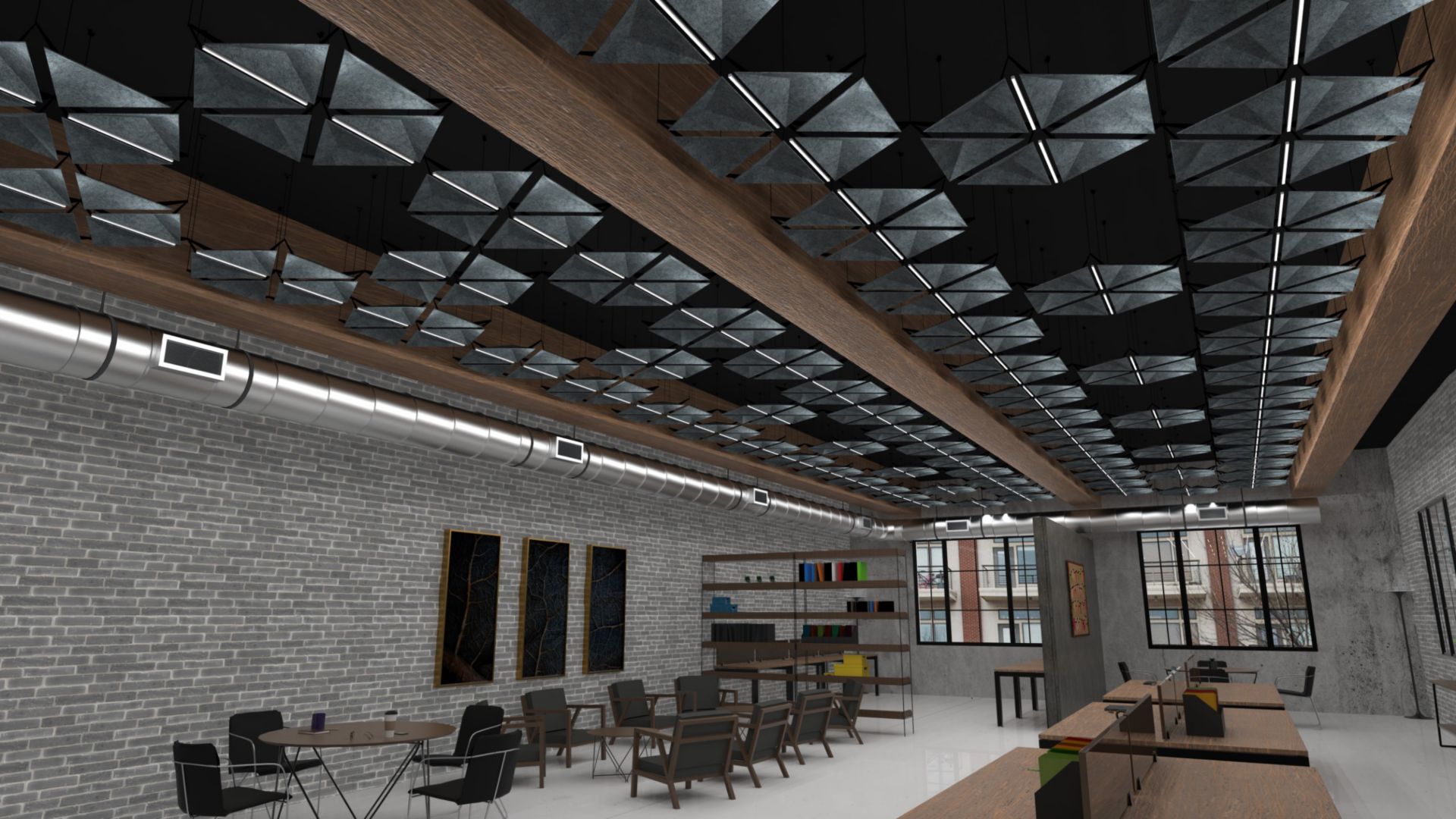 Ceilings Plus® Design Solutions - Colortex™ Trimetrix™ Acoustical Panels