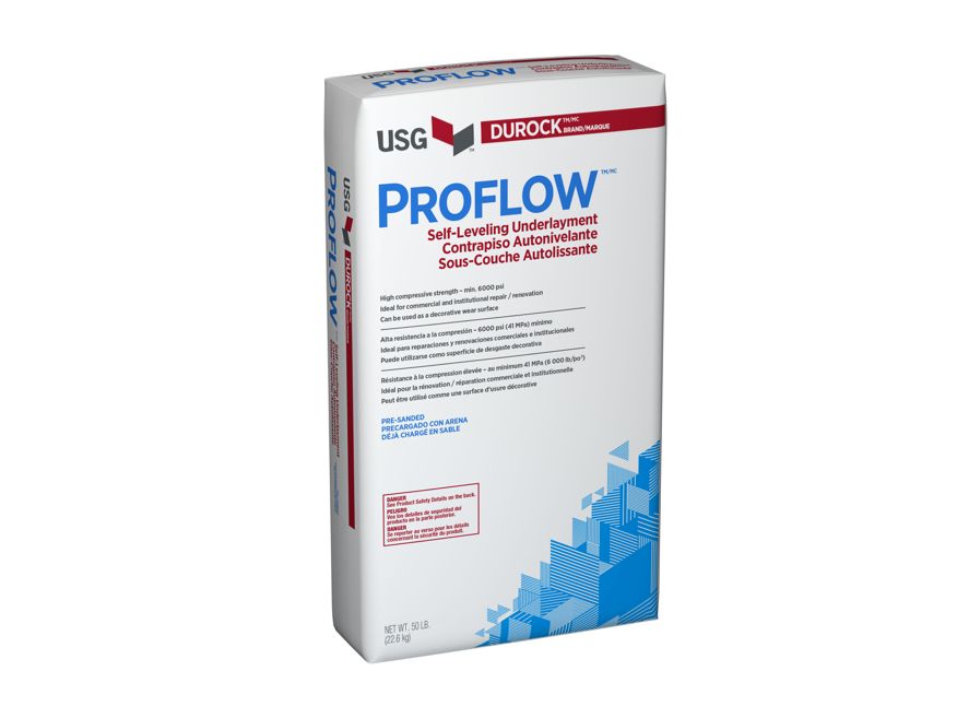 Durock™ Brand Proflow™ Self-Leveling Underlayment | CGC