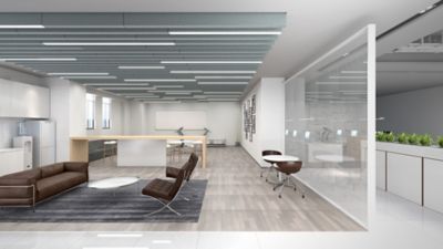 Ceilings Plus® Design Solutions - Colortex™ Barz® + Brilliance™ | USG