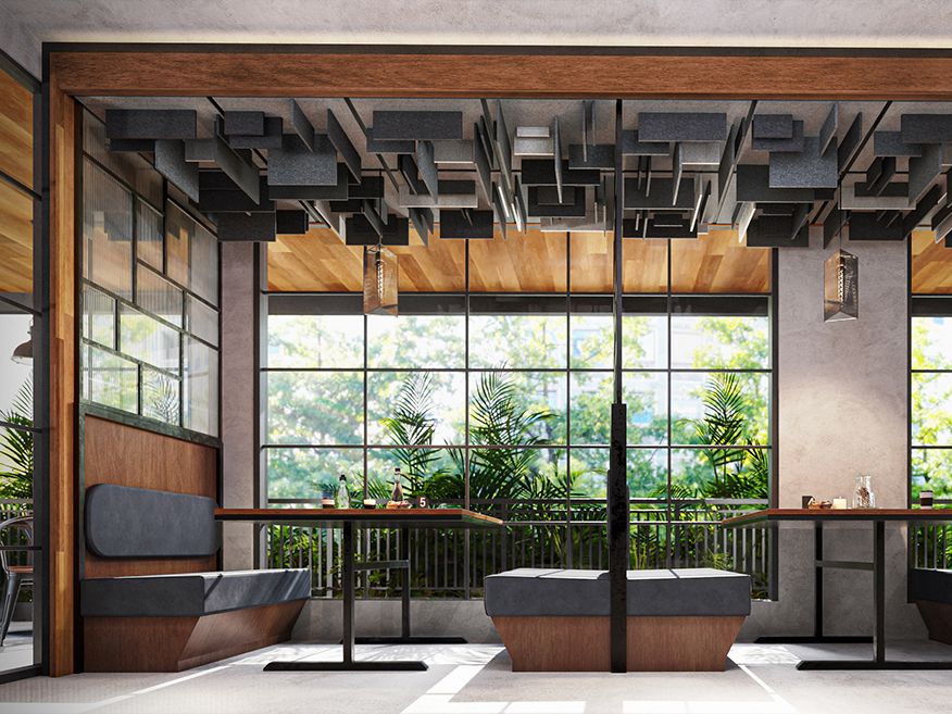 Ceilings Plus® Design Solutions - Colortex™ Fins