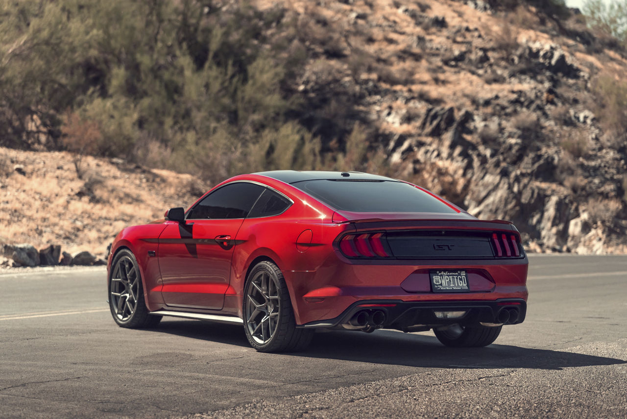 2019 Ford Mustang GT - American Racing CROSSFIRE - Gray | American Racing