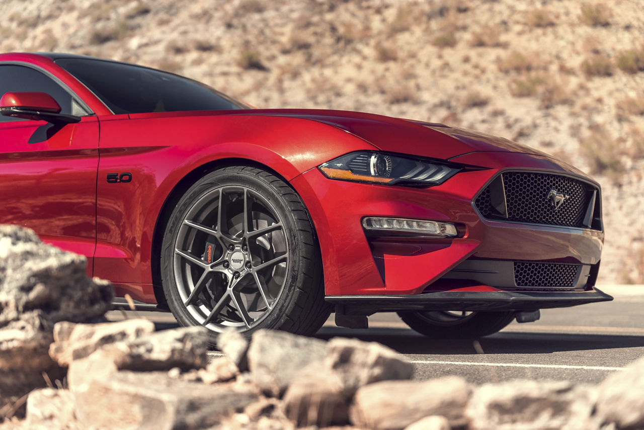 2019 Ford Mustang GT - American Racing CROSSFIRE - Gray | American Racing