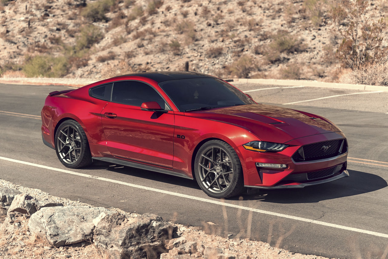2019 Ford Mustang GT - American Racing CROSSFIRE - Gray | American Racing