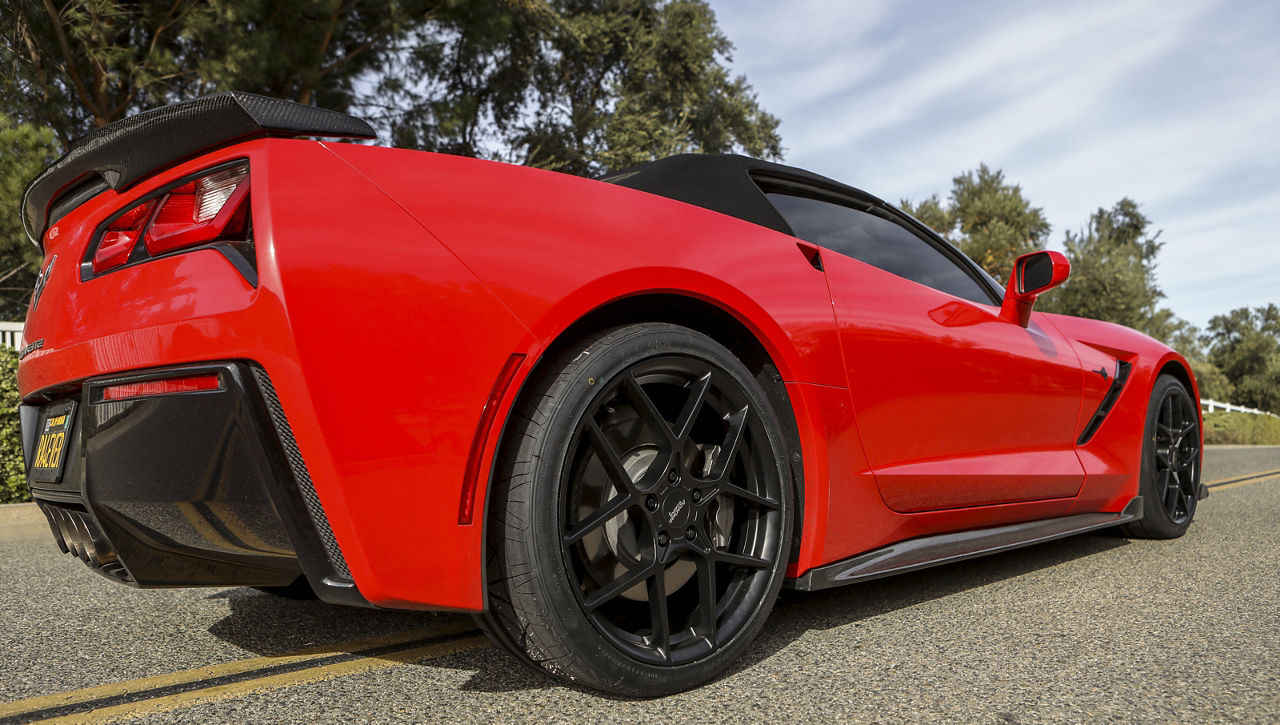 2016 Chevrolet Corvette Stingray - American Racing CROSSFIRE - Black ...