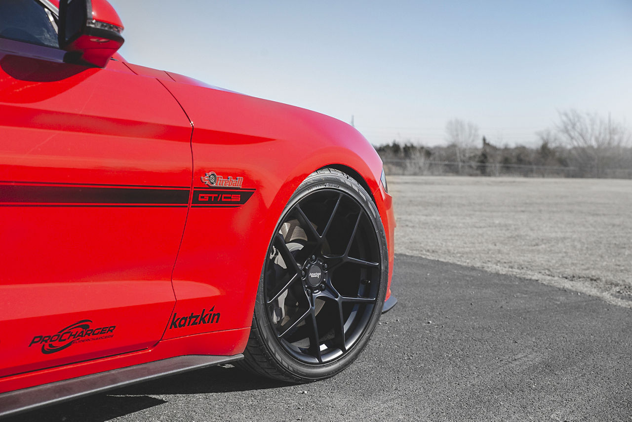 2019 Ford Mustang GT - American Racing CROSSFIRE - Black | American Racing