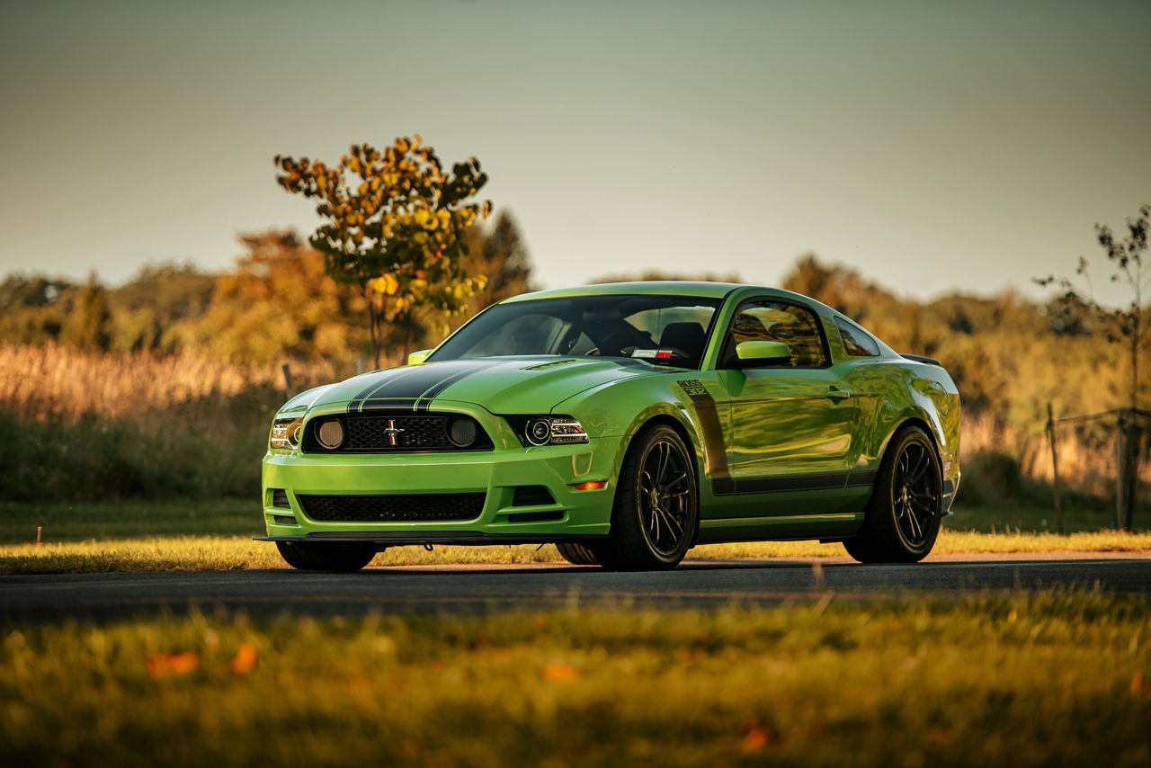 2013 Ford Mustang Boss 302 - American Racing MACH FIVE - Black | Wheel Pros