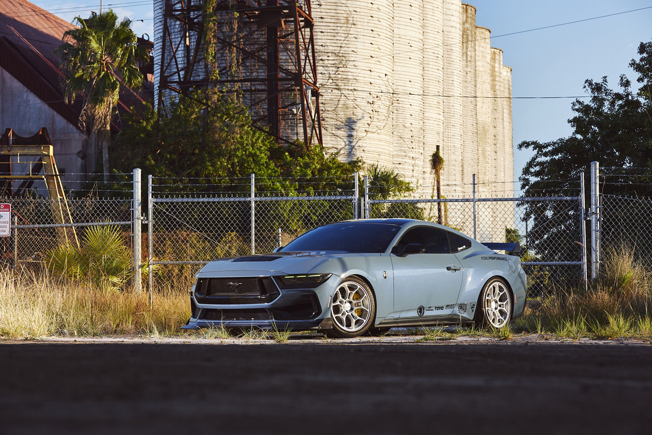 2024 Ford Mustang GT - American Racing GT STREET - Silver | American Racing