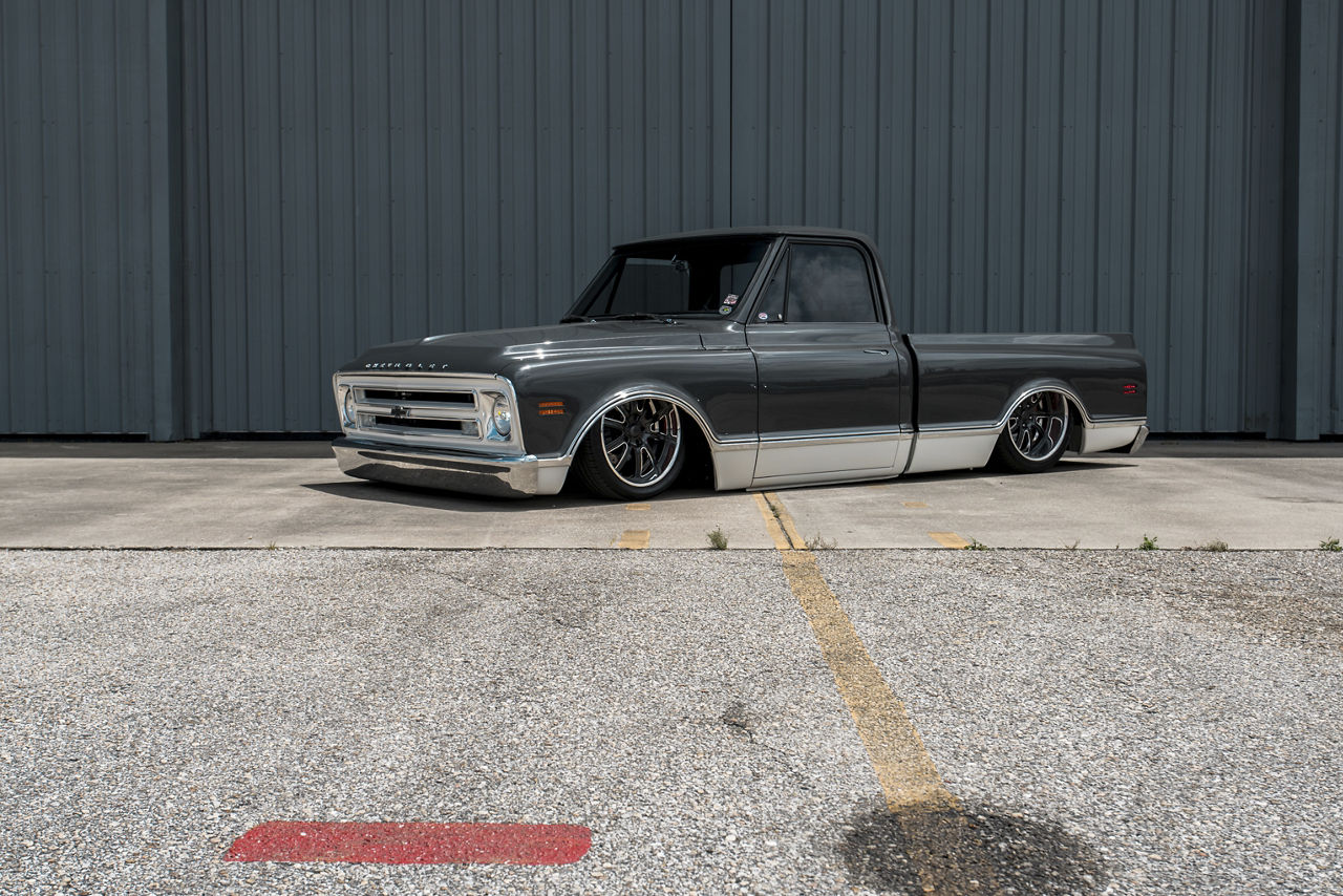 1969 Chevrolet C10 - American Racing VF482 - Black | American Racing